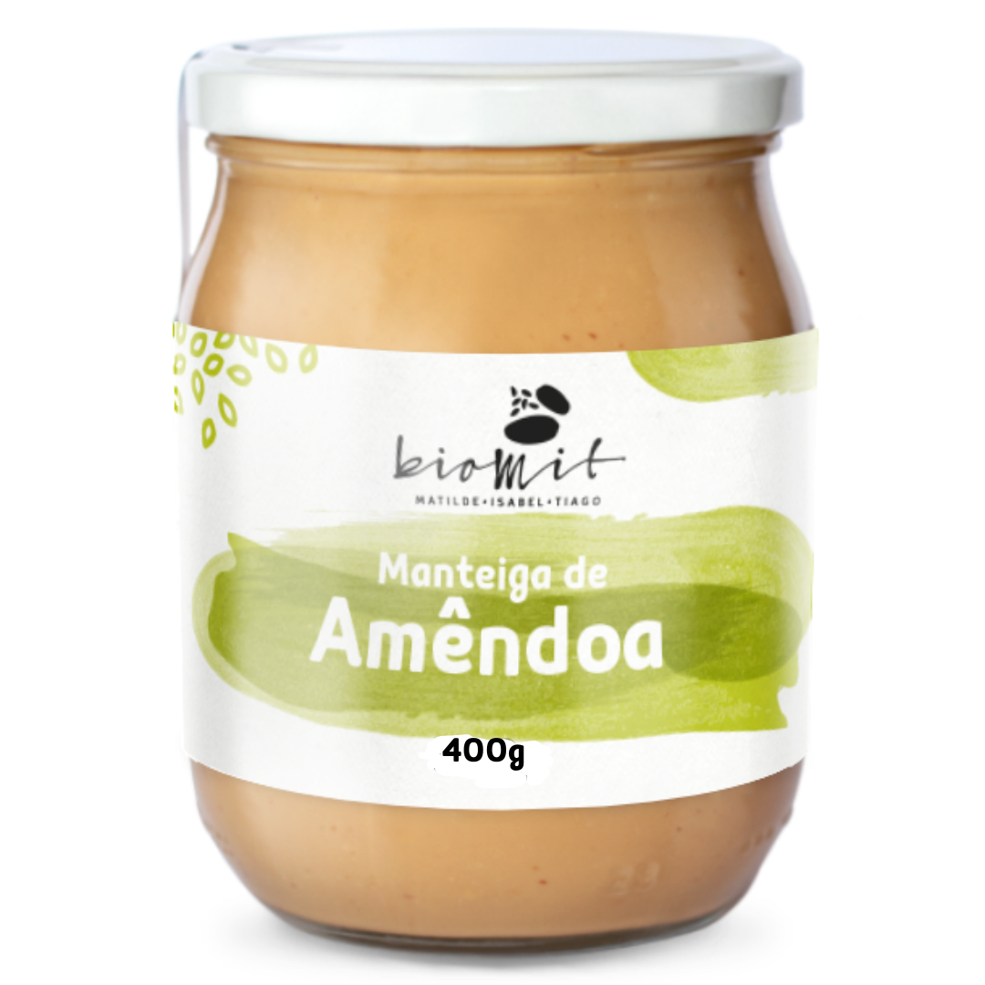 Manteiga de Amêndoa Biomit 400gr – Green2You